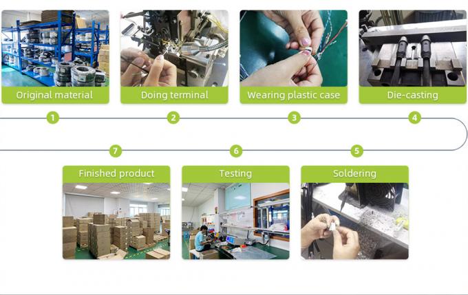 Server Chassis Internal Custom Wire Harness RS 6 Pin Din Socket To Mx4 ...