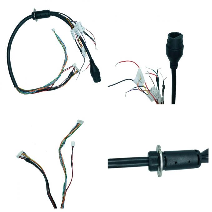 RJ45F Snap on Type Rubber Core Connector IP Camera Cable Weatherproof ...