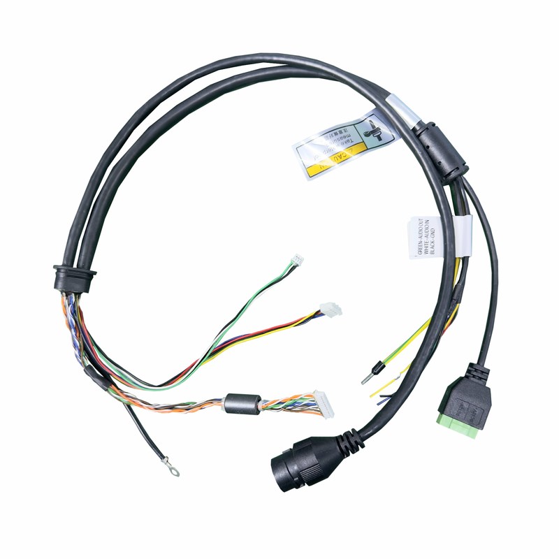 520mm Power Cable Assembly Rj45f 3.81 Pitch 2 Pin Waterproof Power Wire ...
